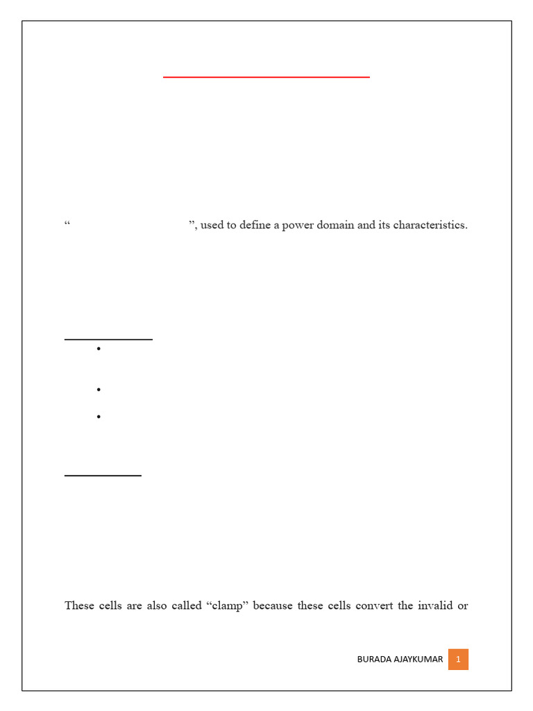 Unified Power Format in Vlsi | PDF | Computing | Electronic Circuits