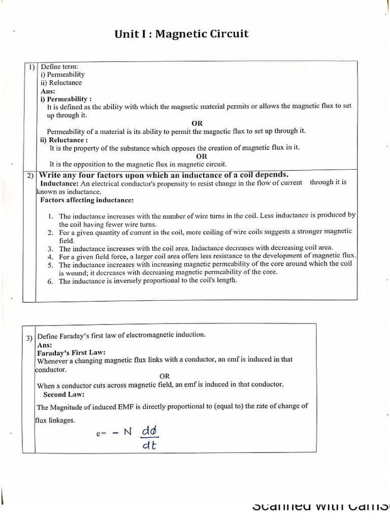 Magnetic Circuit | PDF
