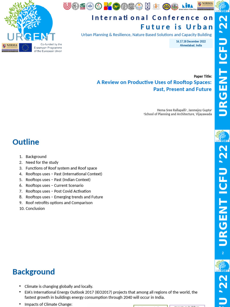 ASN 106 - Review On Productive Uses of Rooftop Spaces - Past, Present ...