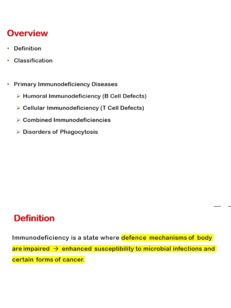 Immunodeficiency | PDF