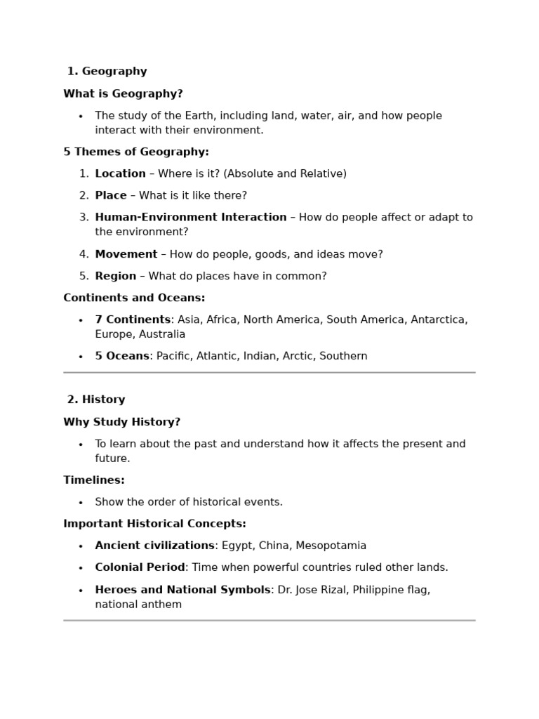 Grade 5 Social Studies | PDF