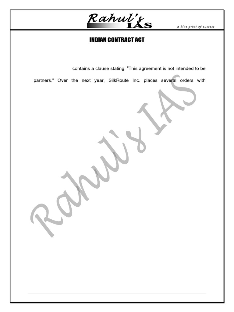 Contract 1 | PDF