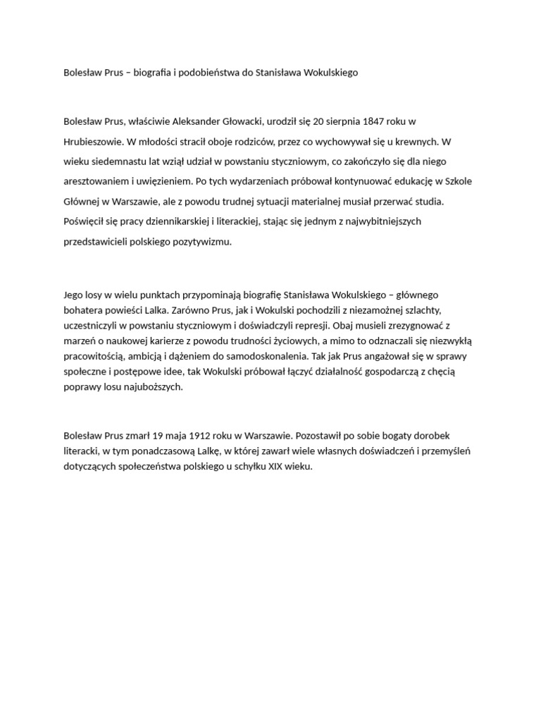 B. Prus | PDF