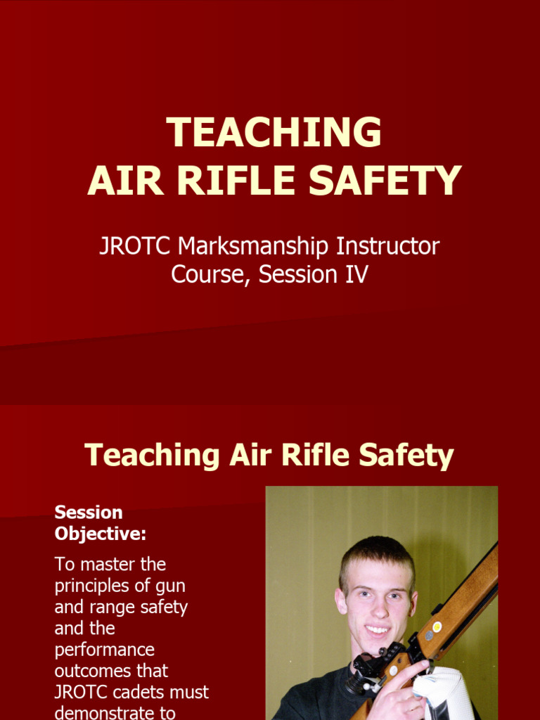 AFJROTC Air Rifle Safety | PDF | Gun Barrel | Gun