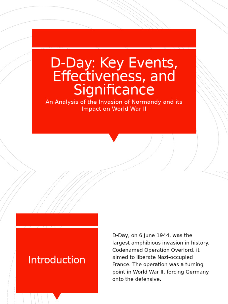 D Day Presentation | PDF | Normandy Landings | Operation Overlord