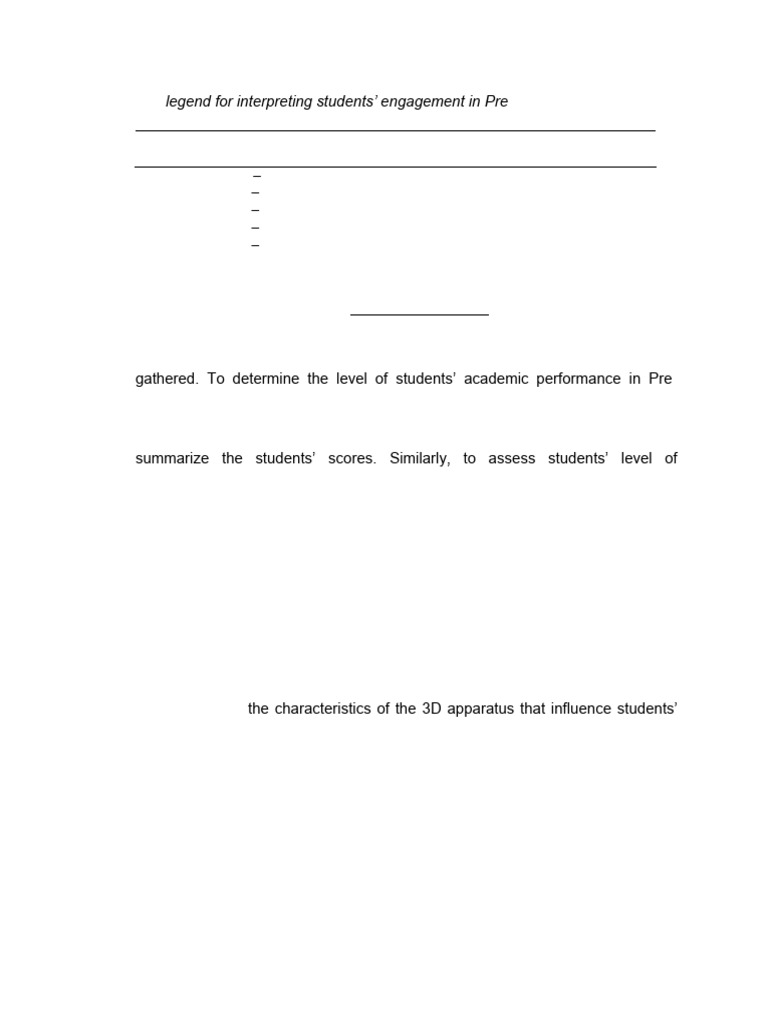 The Legend For Interpreting Students | PDF