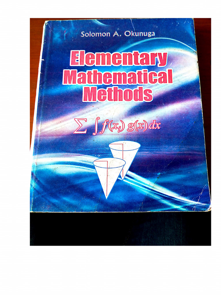 Elementary Mathematical Methods | PDF