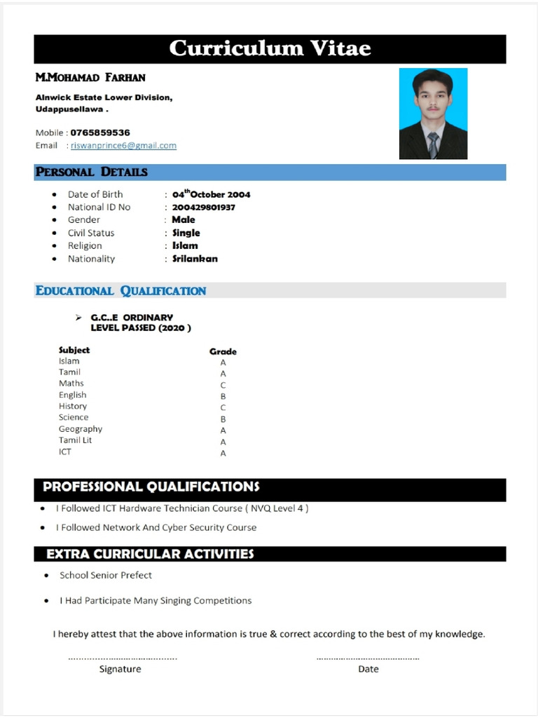 Rizwan CV | PDF