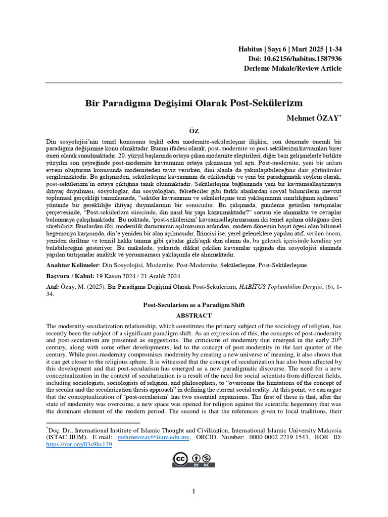 Bir_Paradigma_Degisimi_Olarak_Post_Sekul | PDF