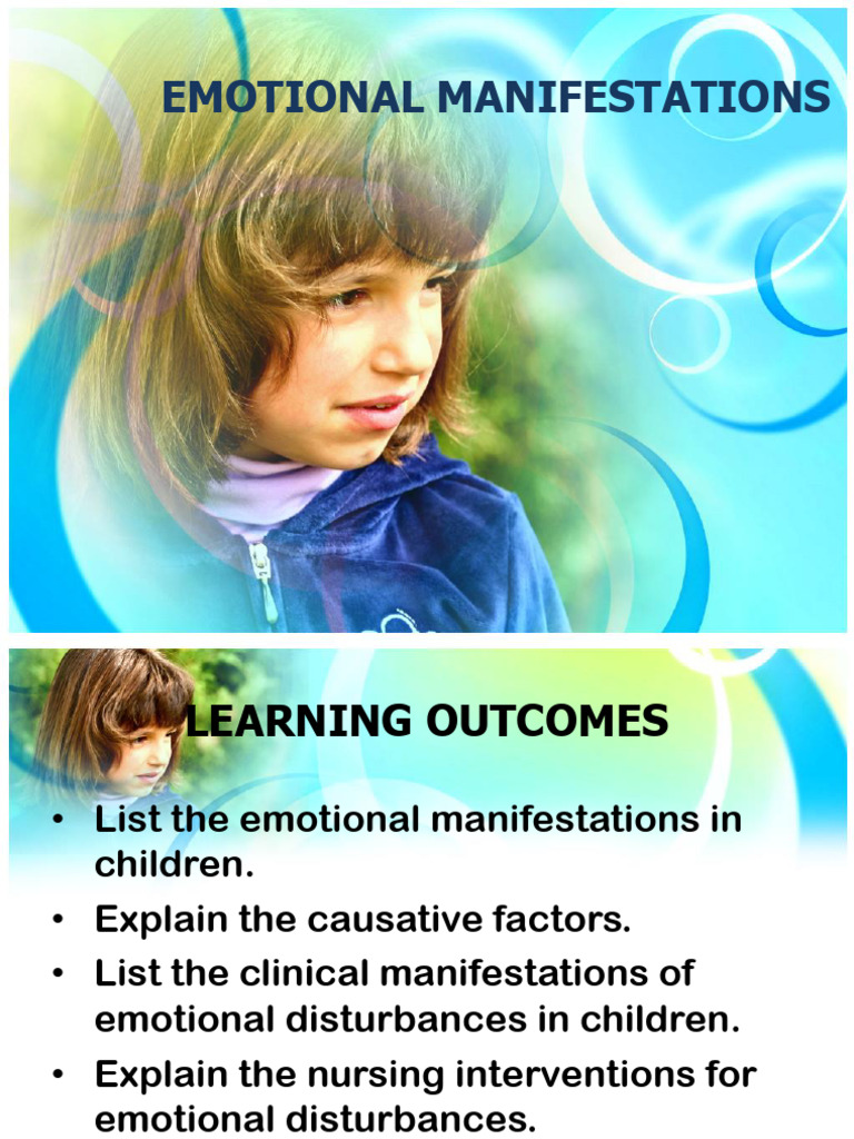 Emotional Manifestation Anc | PDF | Nocturnal Enuresis | Urology