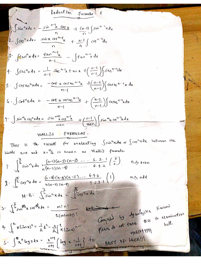 MAT CheatSheet | PDF