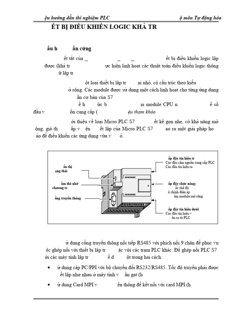 PLC - Bui-Thuc-Minh - Huong-Dan-Thi-Nghiem-Plc - (Cuuduongthancong - Com) | PDF