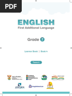 Grade 7 English Textbook Overview | PDF