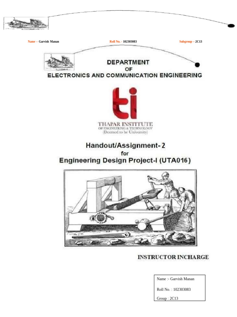 ECED Assignment-2 | PDF