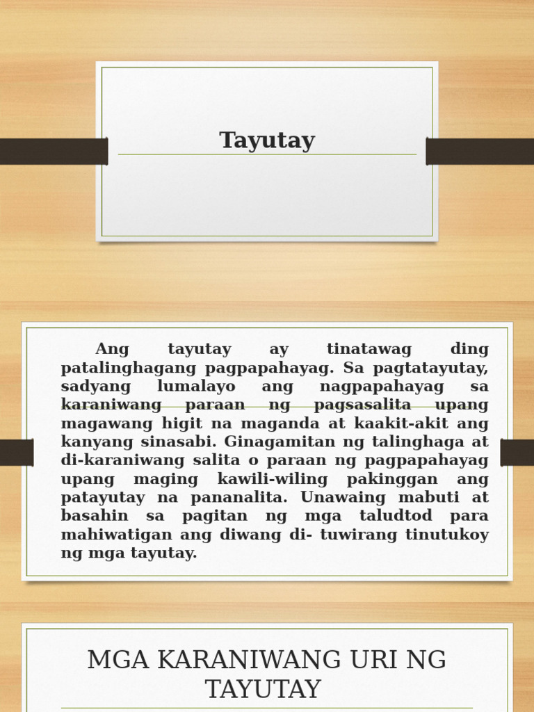 7 Tayutay | PDF
