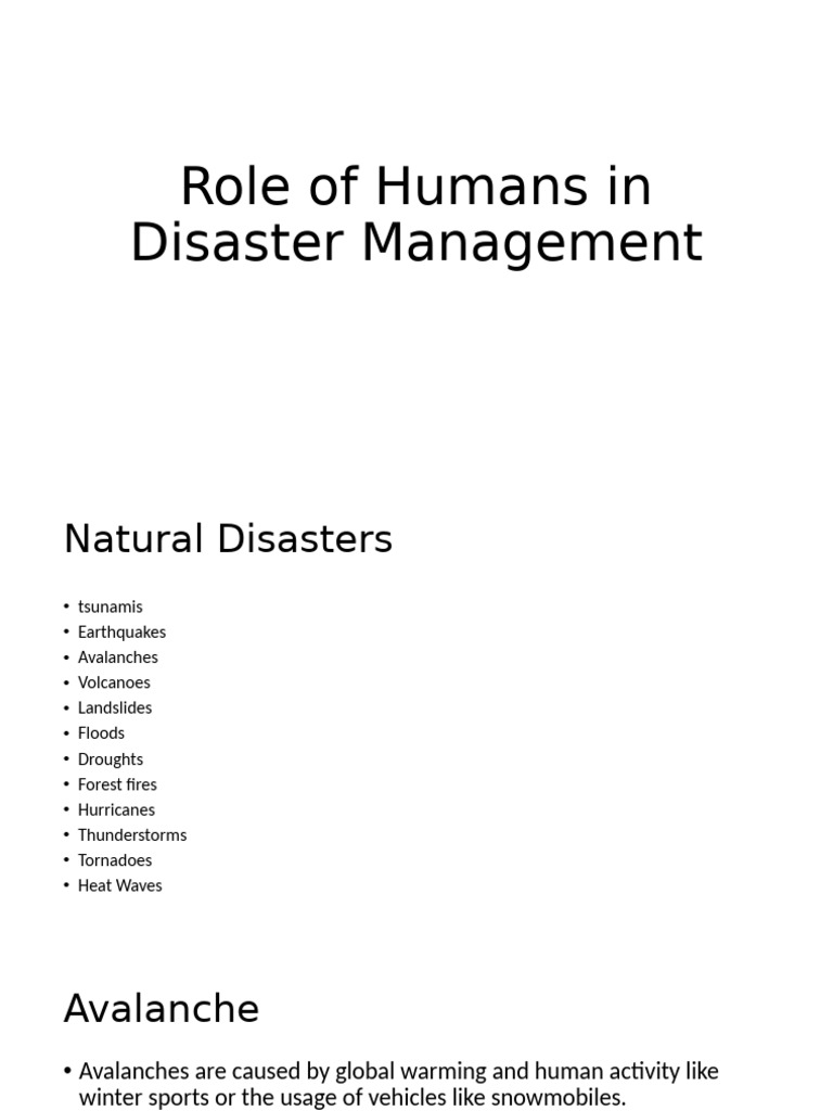 Humans and Disaster Management Guest | PDF | Natural Disasters | Flood