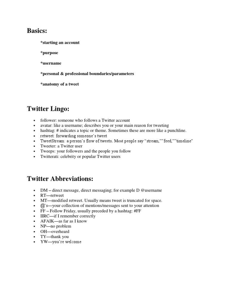 Twitter Overview | PDF