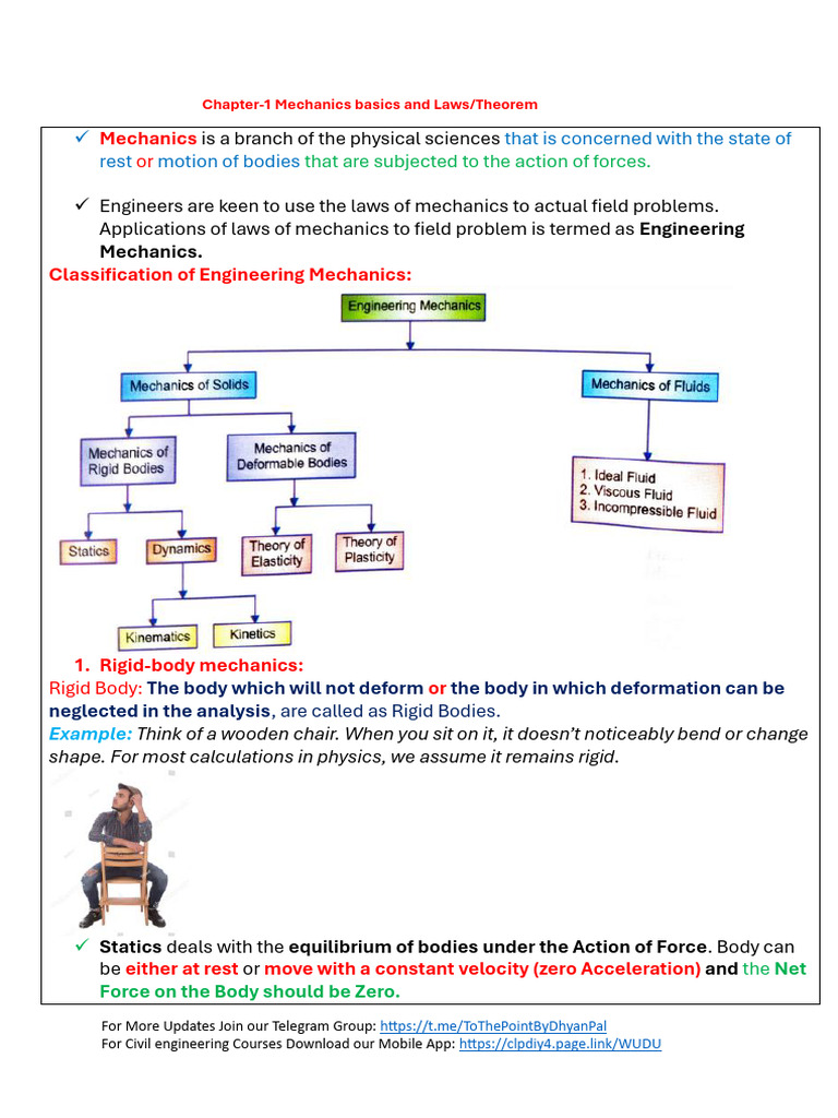 Sample Engineering Mechanics Pdf Inertia Force
