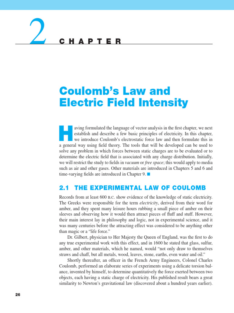 Hukum Coulomb Dan Intensitas Medan Listrik | PDF | Electric Field | Force