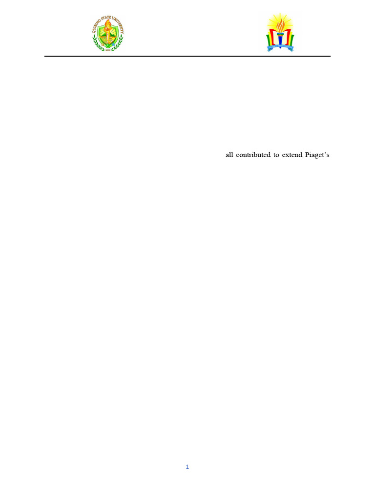 Term Paper - Extension of Piaget's Theory - Mel Jayson M. - IA2 | PDF | Justice | Crime & Violence