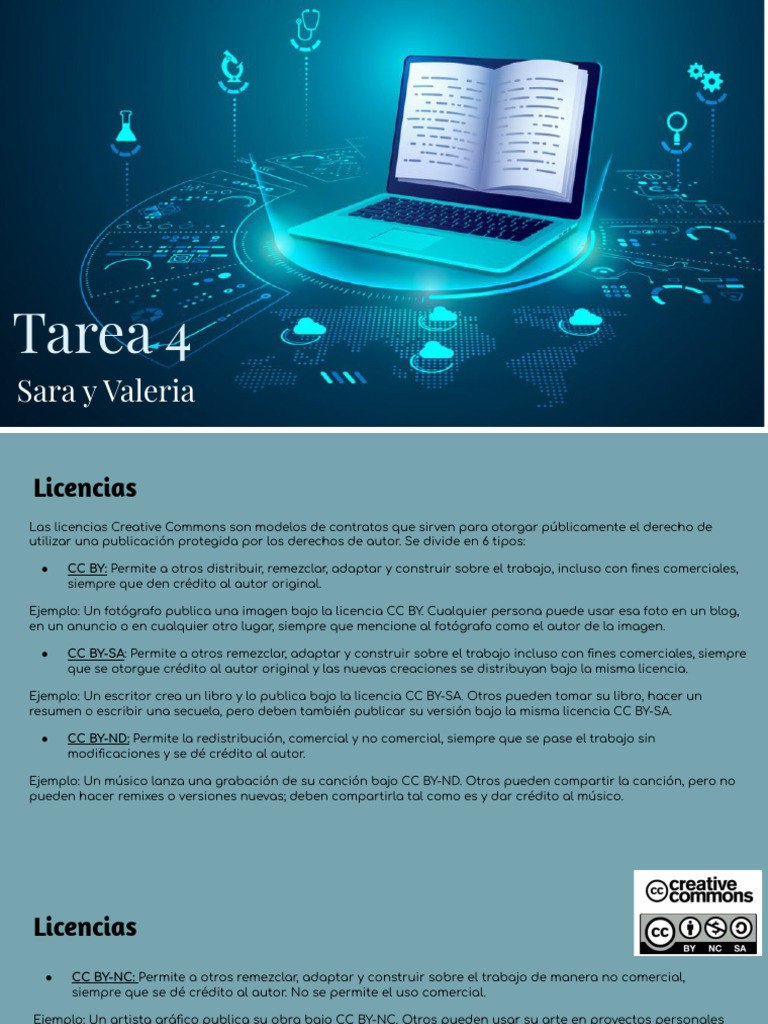 Tarea 4 Ud 2 | PDF | Licencia Creative Commons