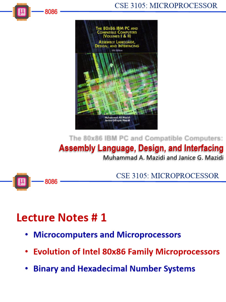 CSE 3105 - Lecture1 | PDF | Central Processing Unit | Computer Data Storage