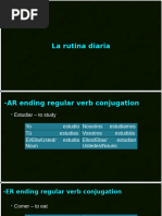 Worksheet - Mi Rutina Diaria | PDF | Verbo