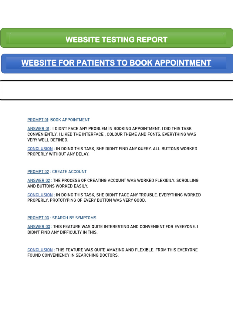 Website_Testing_Report_by_Suniya Nadeem | PDF | Computing | Software
