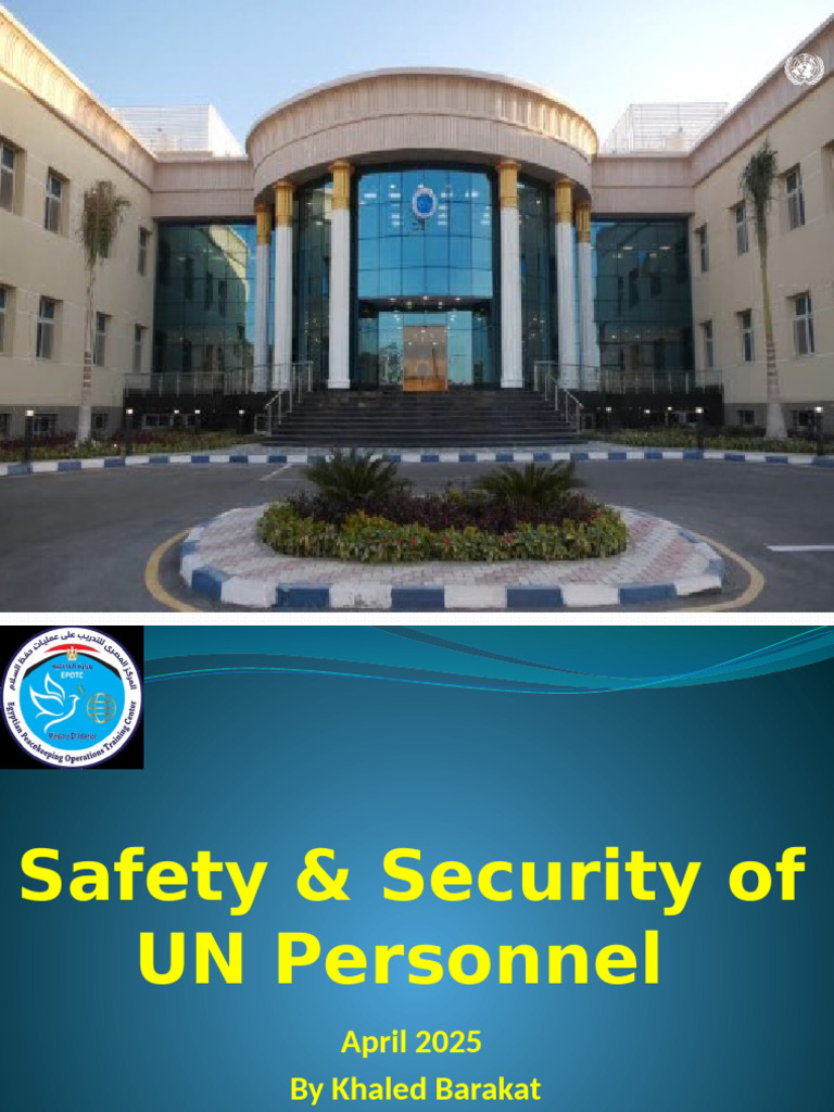 Safety and Security of UN Personnel, Apr 2025 | PDF | Risk | Risk ...