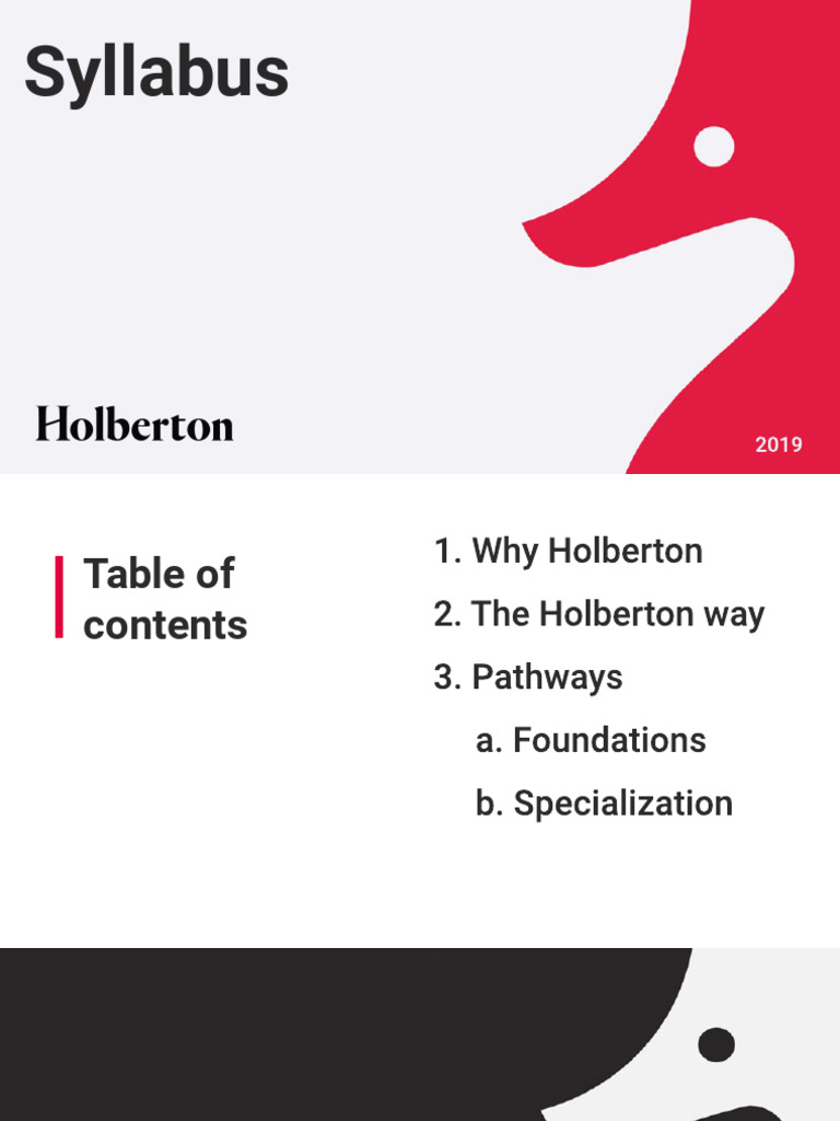 Holberton School Syllabus | PDF | Virtual Reality | Augmented Reality