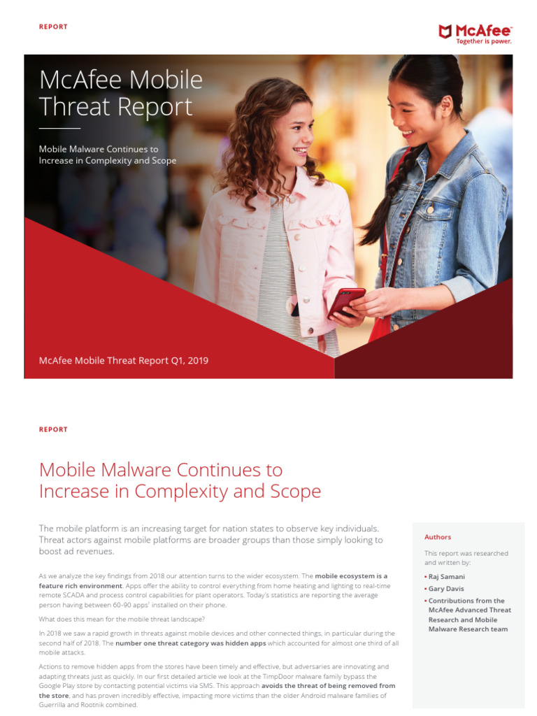 RP Mobile Threat Report 2019 | PDF | Malware | Google Play