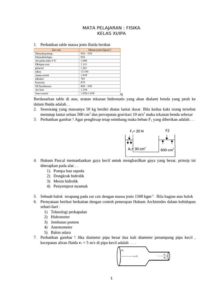 Latihan Asat Xi | PDF