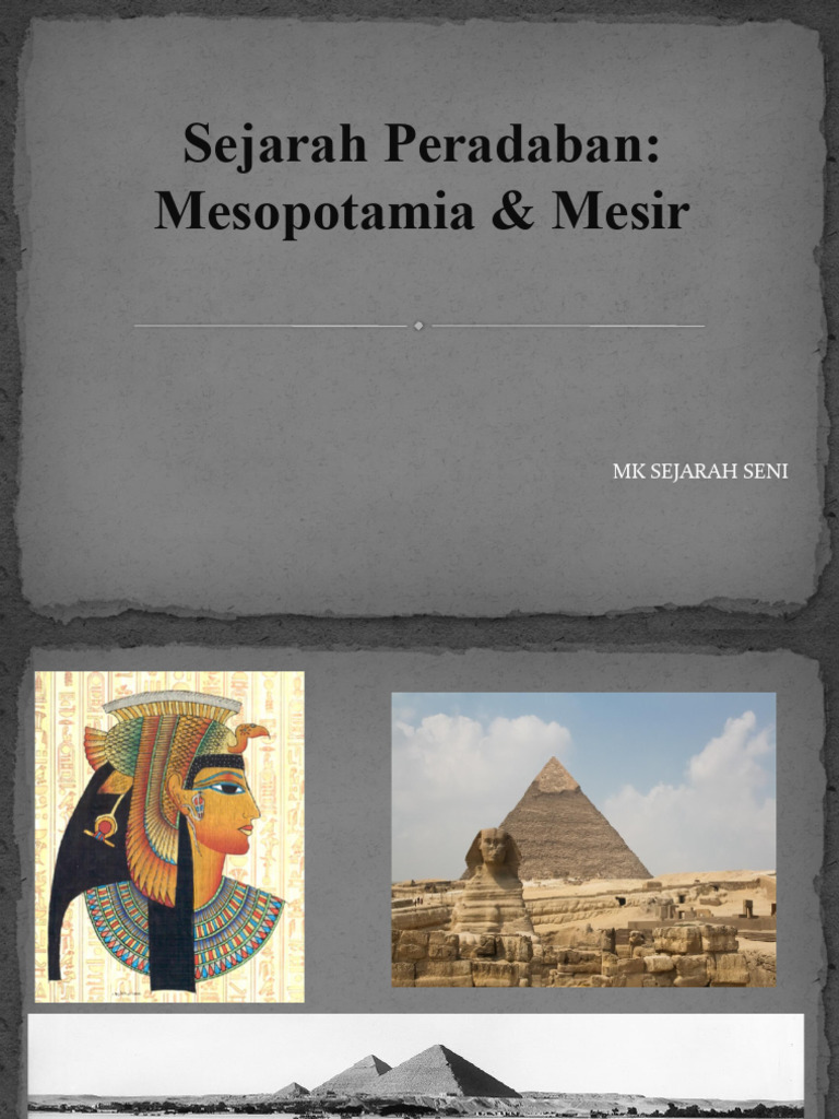 2 Mesopotamia & Mesir | PDF