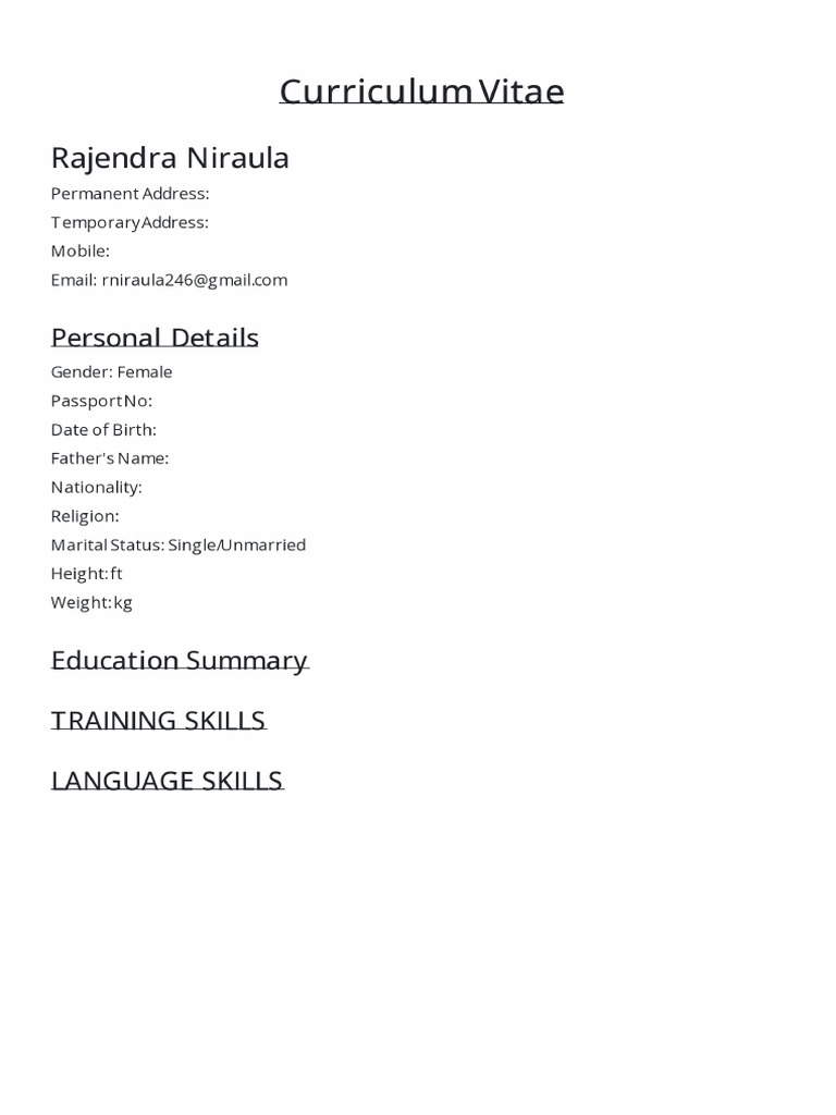 Rajendra Niraula Resume 2025-05-15 11-07-42 | PDF