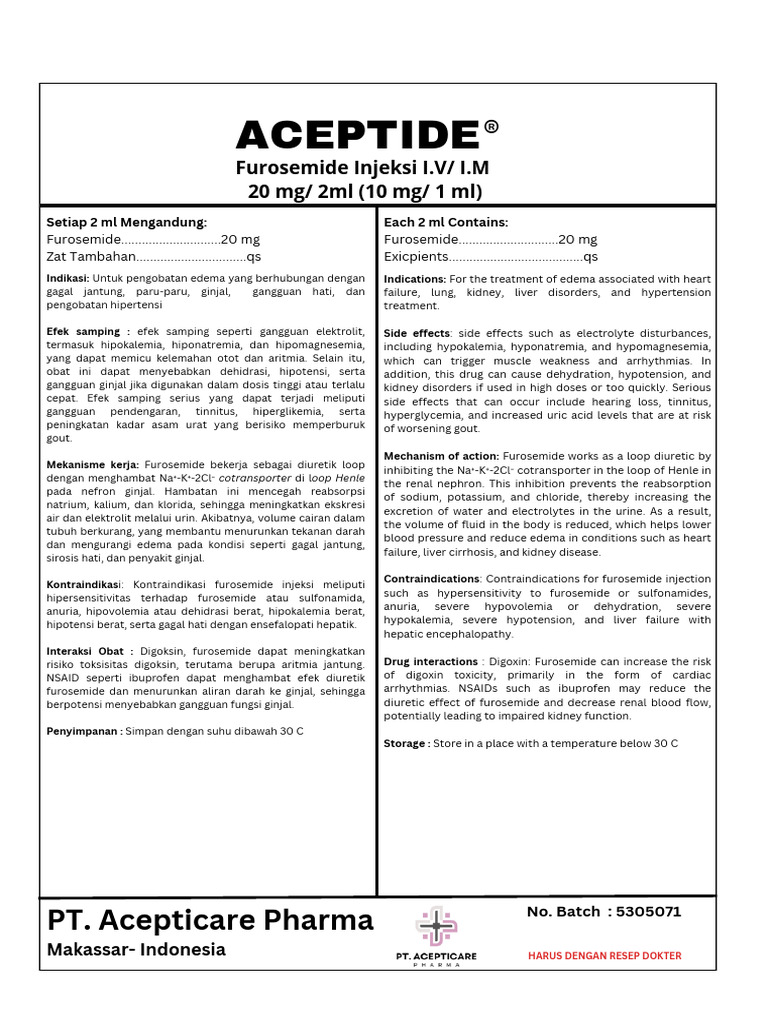 Ampul Leaflet Kacee | PDF