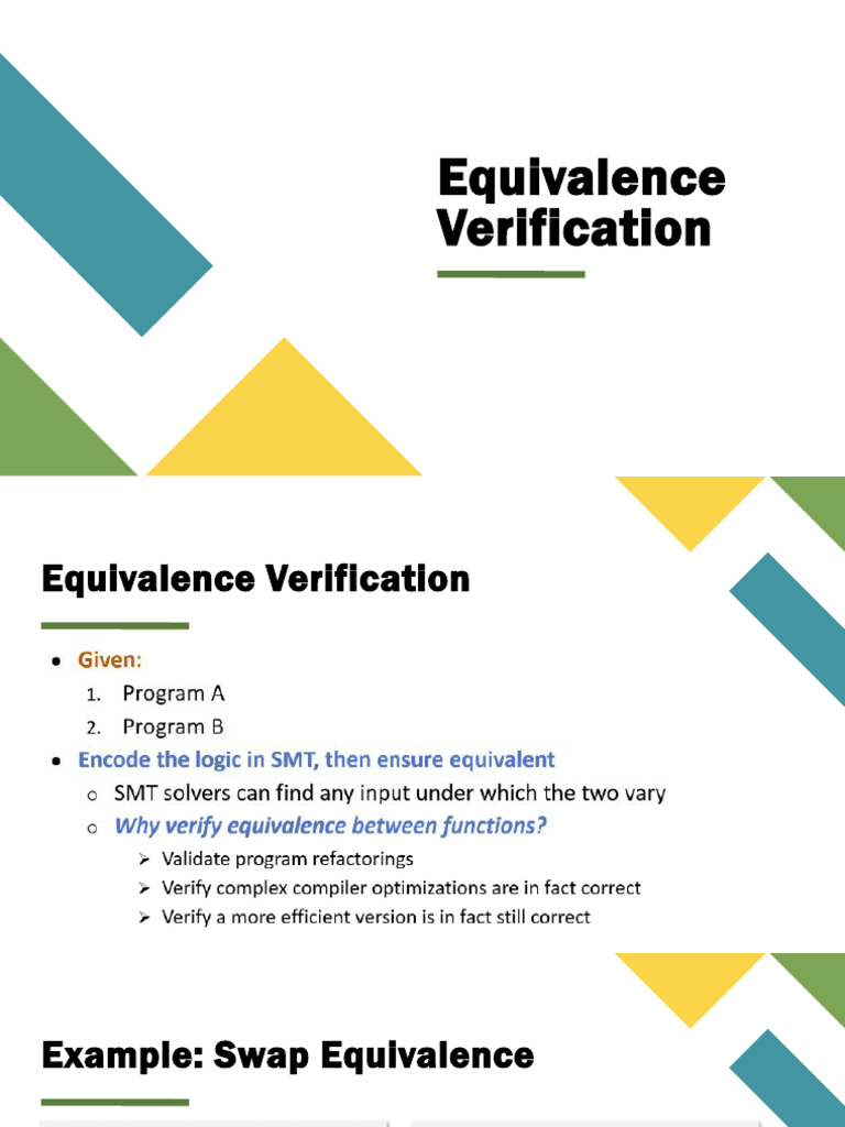 FM Lect09 B Spring2025 Program Equivalence | PDF