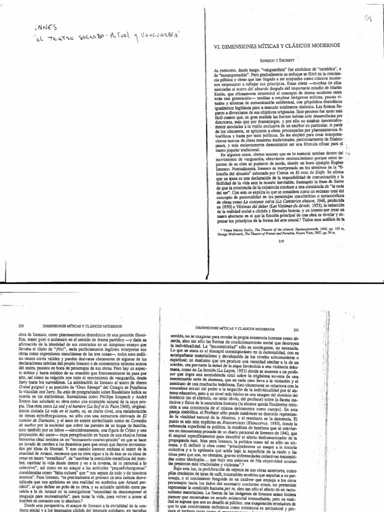 07 Innes - El Teatro Sagrado - Cap. VI | PDF