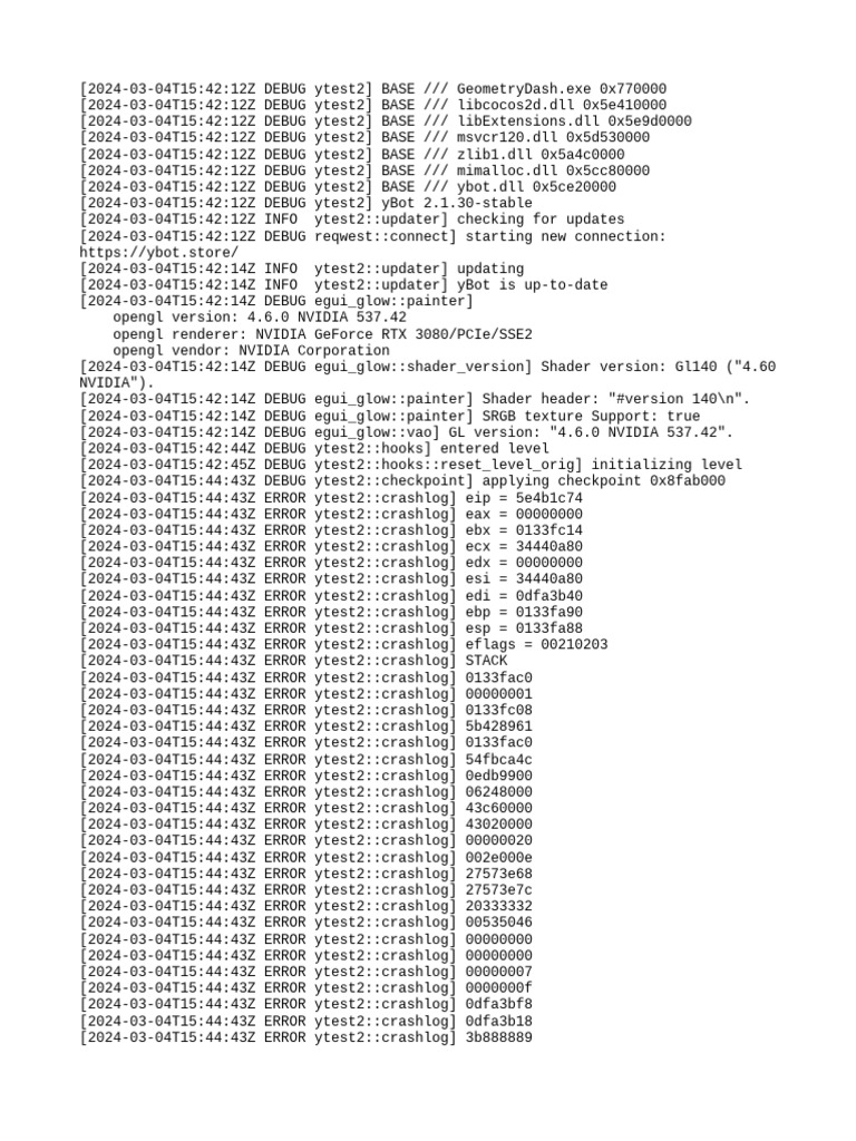 Log 1709566930889 | PDF | Ibm Pc Compatibles | 3 D Computer Graphics