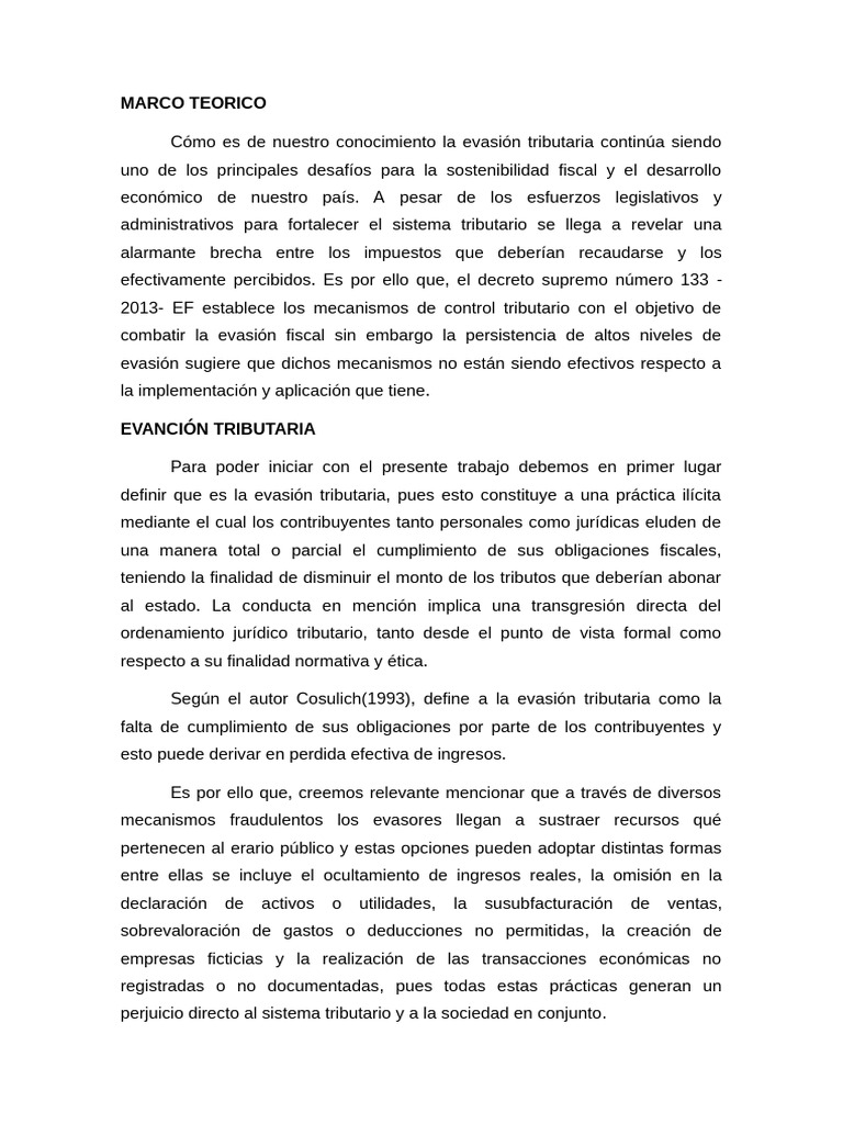 Final Tribu | PDF | Evasión de impuestos | Impuestos