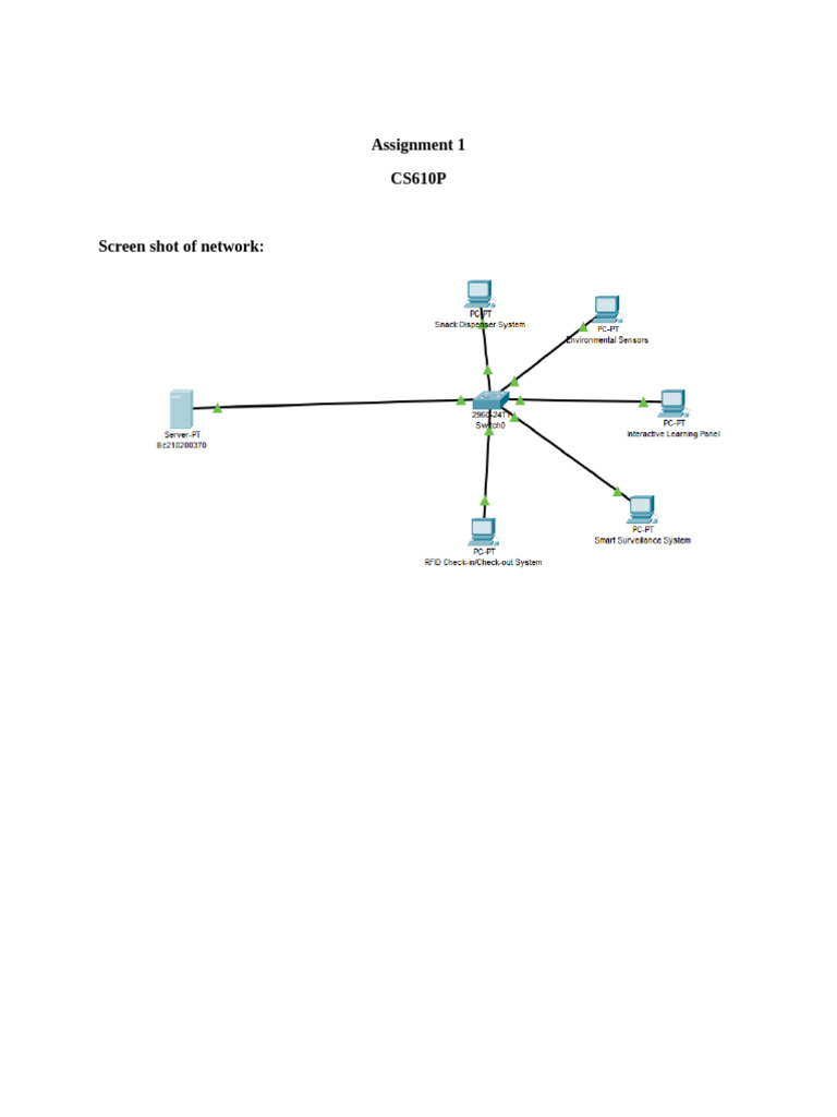 CS610P - Assignment 1 | PDF
