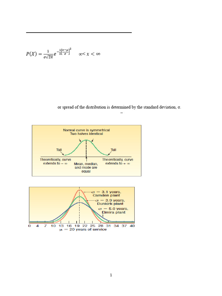 The Family of Normal Probability Distributions | PDF | Probability Theory | Statistical Theory
