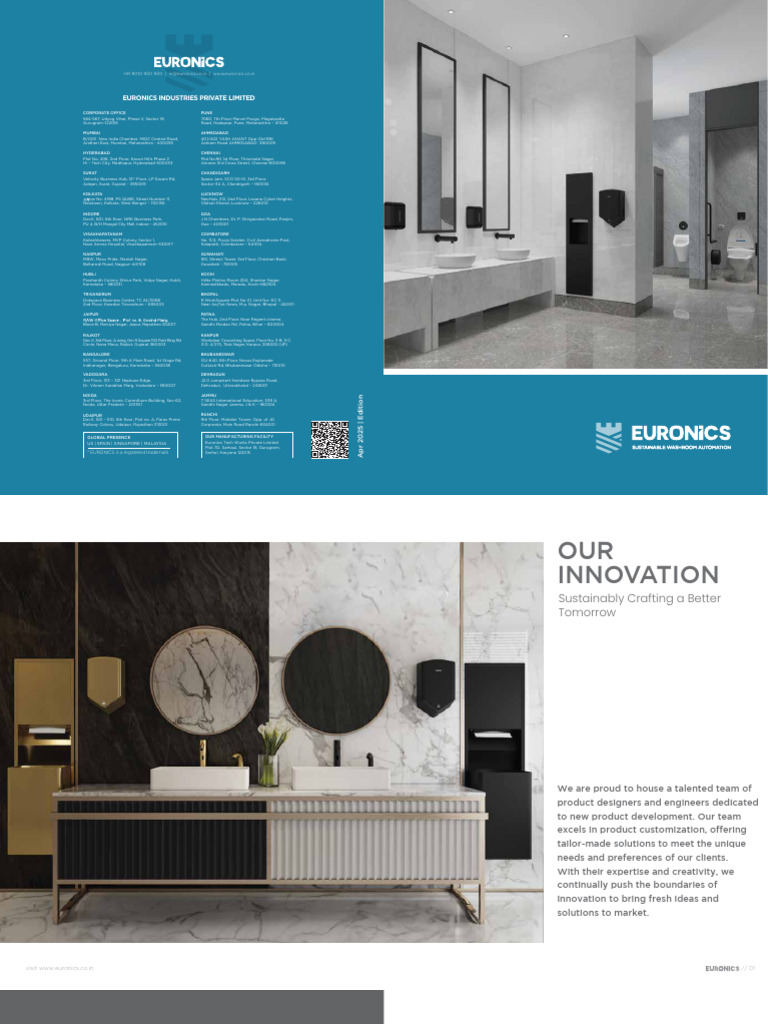 Euronics: Leaders in Washroom Solutions | PDF | Electric Motor | Mains ...