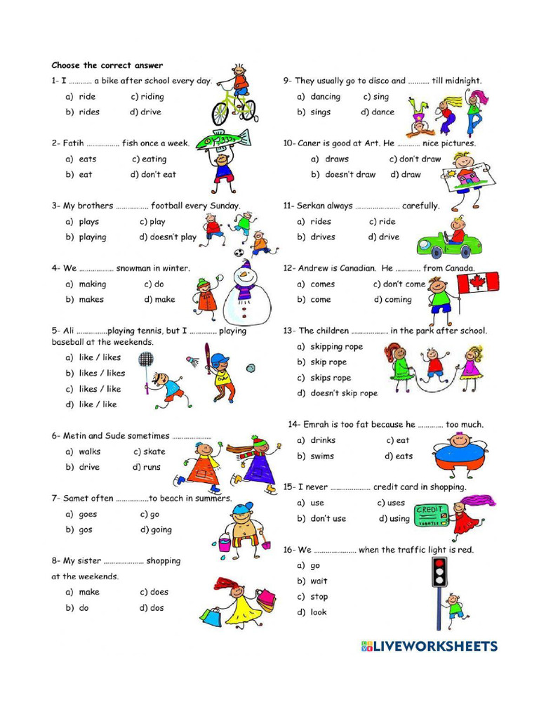 Presen Simple Tense p2 | PDF