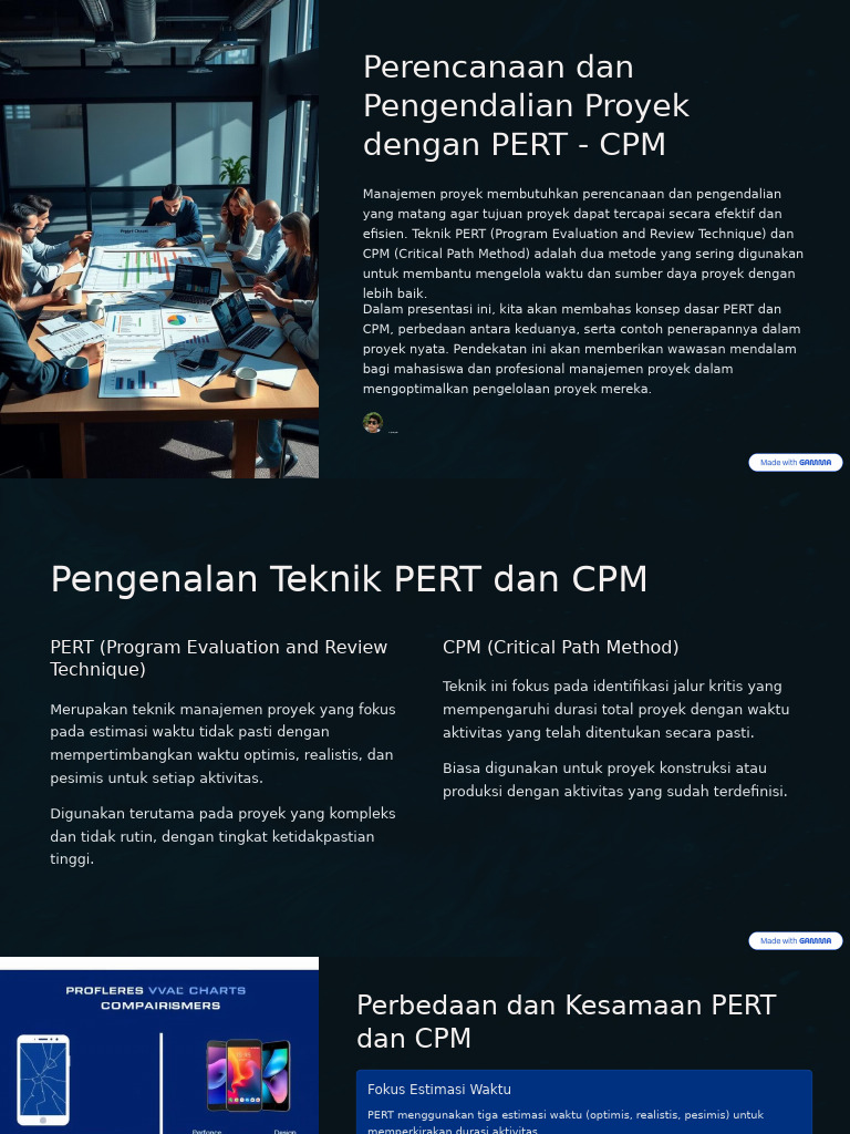 Pert - CPM | PDF
