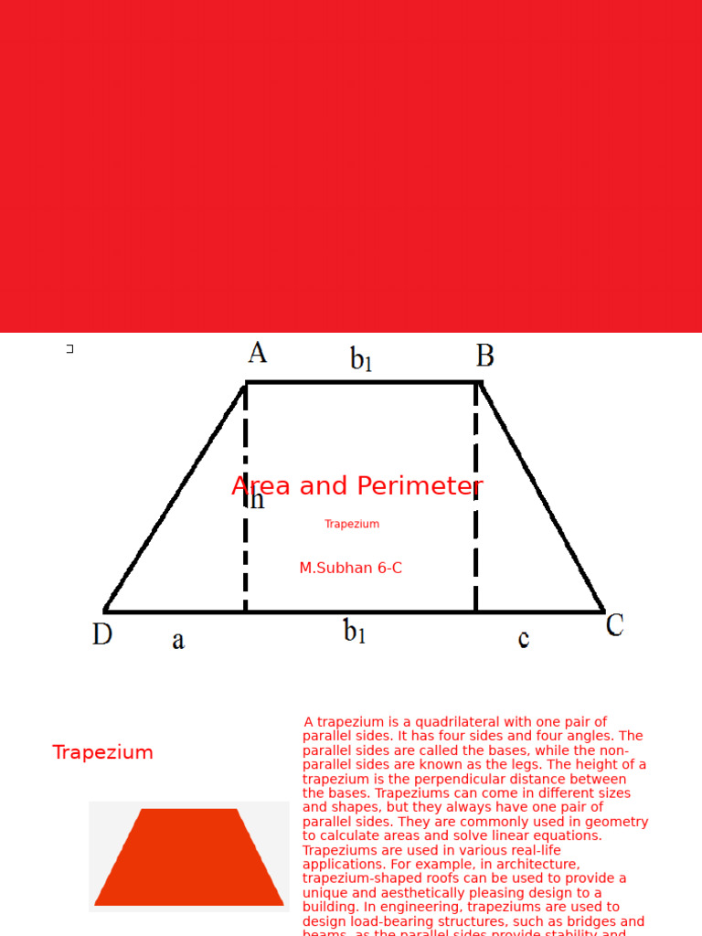 Area and Perimeter | PDF