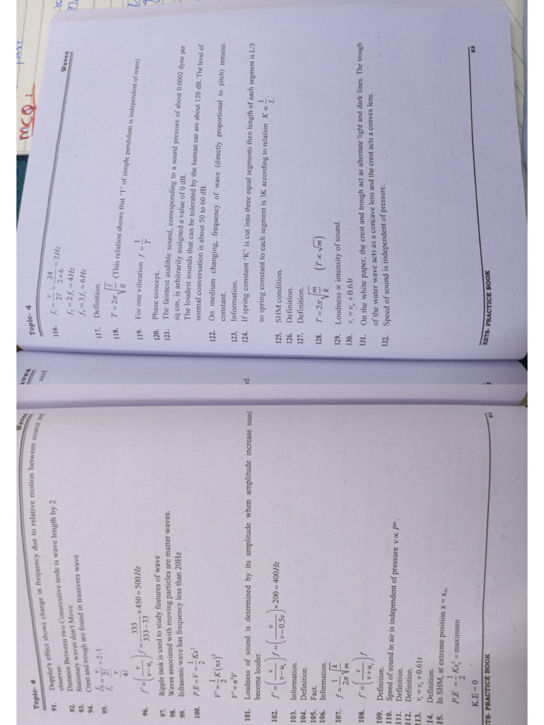 Physics Explanatory Notes. | PDF