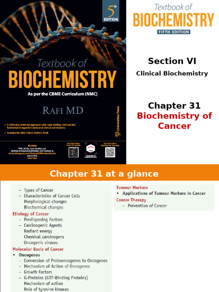 31.BiochemistryofCancer | PDF | Oncogene | Cancer