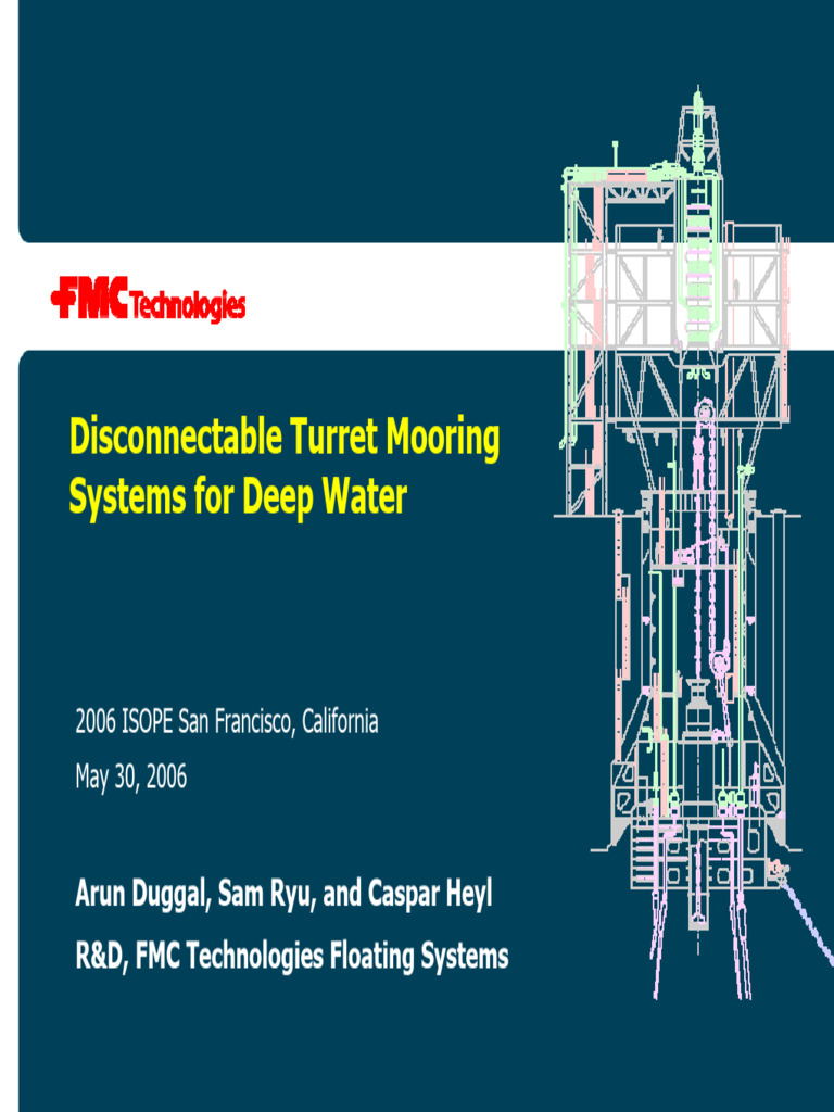 2006 ISOPE Disconnectable Turret Mooring Systems For Deep Water | PDF ...