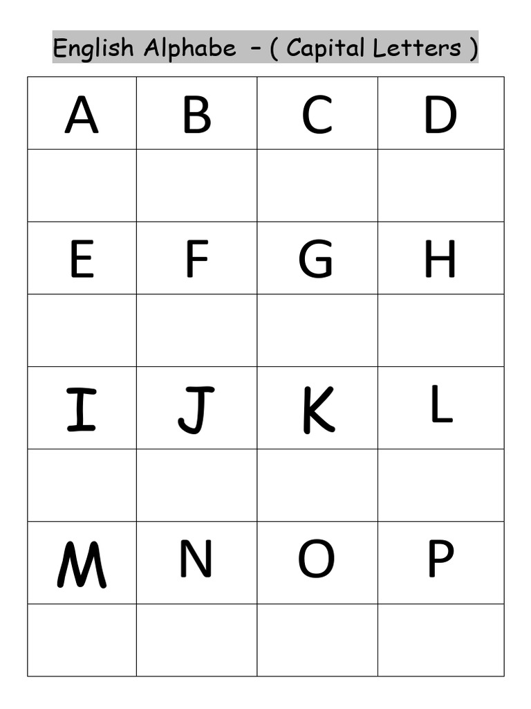English Grade 1 Alphabet Practice Activity | PDF | Collation | Graphemes