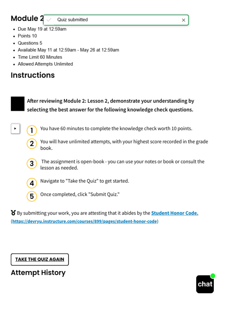 Module 2 - Lesson 2 Knowledge Check_ ICD Coding II with Application ...